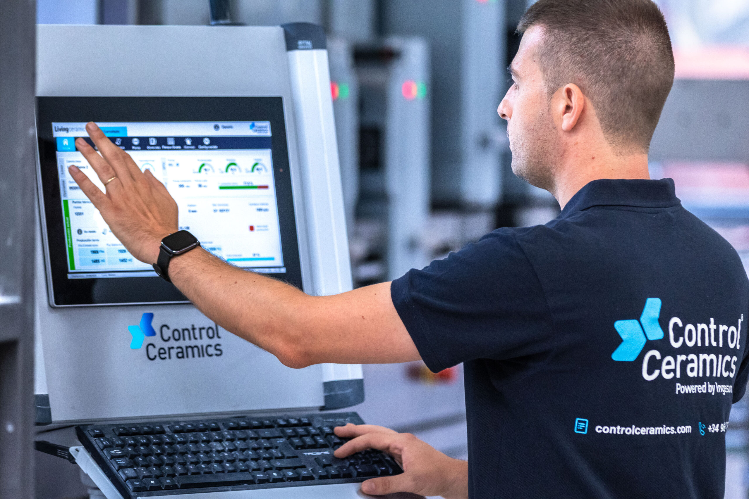 The only MES System specifically for the ceramic sector - Ingesom